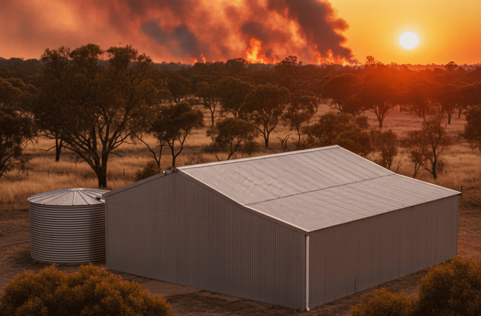 Bushfires, their effects & how to protect your shed against them